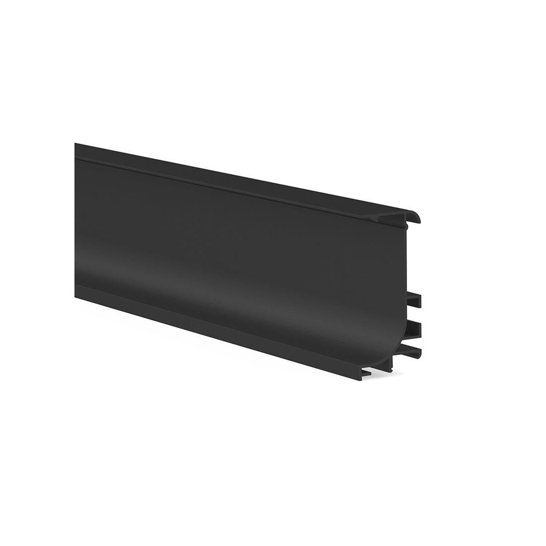 PERFIL ALUMINIO GOLA-J2 4M ACABADOS ANTRACITA, BLANCO, NEGRO, PLATA MATE